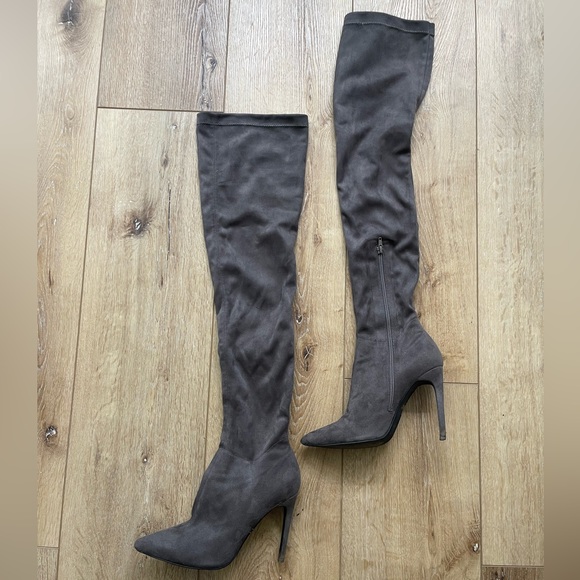 Jeffrey Campbell | Shoes | Jeffrey Campbell Essie Over The Knee Boot ...